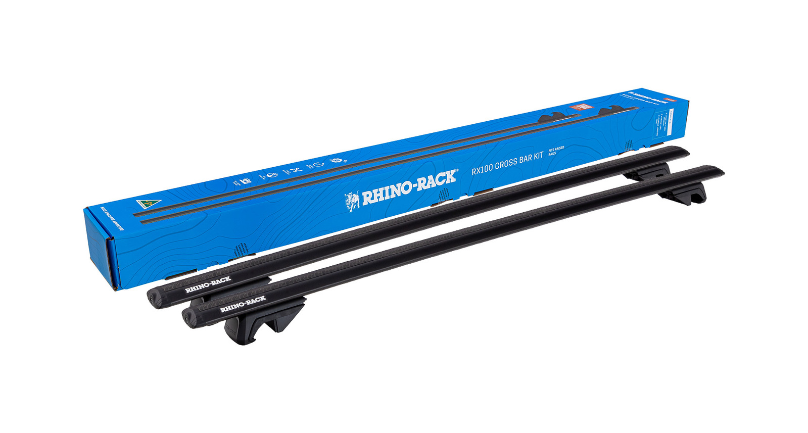 Rugged Outdoors | Rhino-Rack RXB1VA150 - RX100 Cross Bar Kit